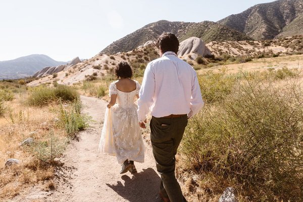 Mormon Rocks Elopement Portraits