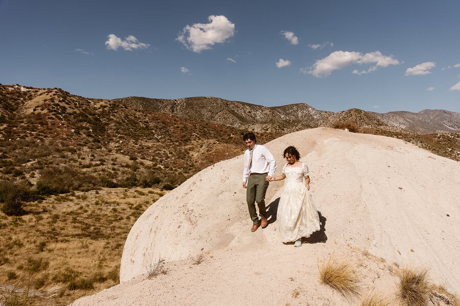 Mormon Rocks Elopement Portraits